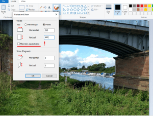 How to convert an image to 300 DPI for printing (using Microsoft Paint ...
